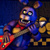 Мягкая игрушка аниматроник Шоколадный Бонни (Withered Purple Bunny ...
